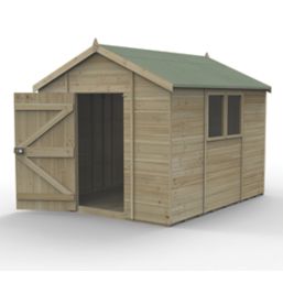 Forest Timberdale 8' 6" x 10' (Nominal) Apex Tongue & Groove Timber ...