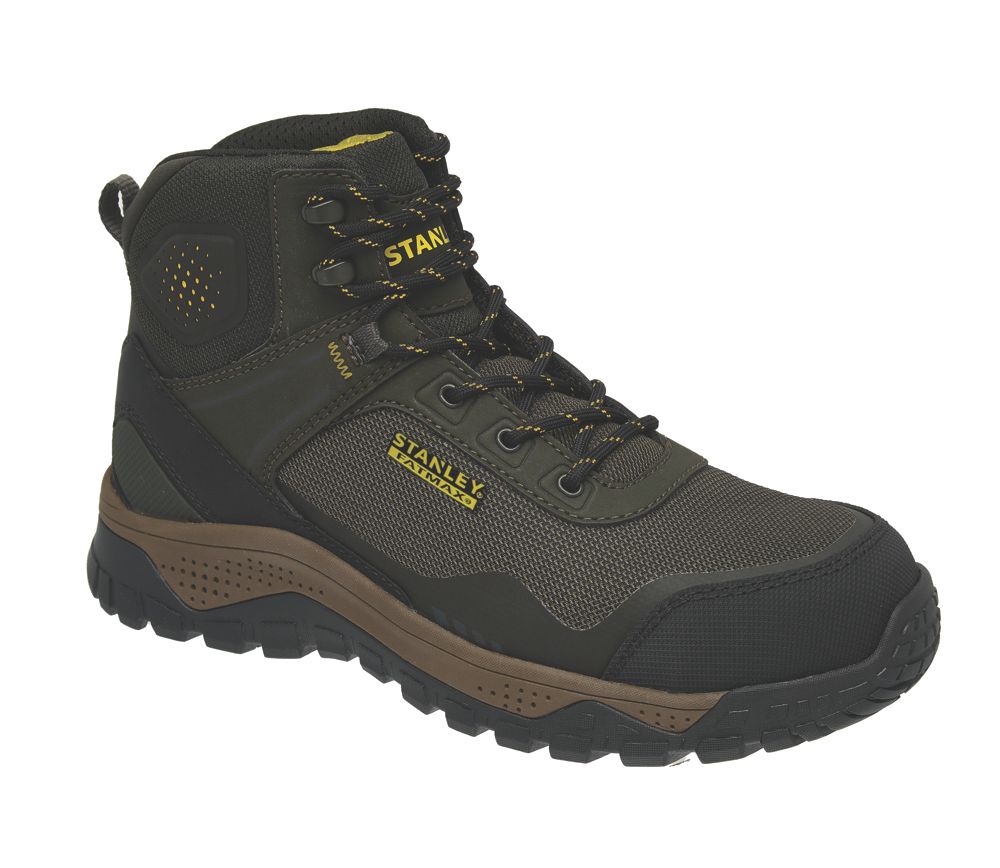 Stanley FatMax Croxley Size 11 Olive Waterproof Steel Toe Cap Safety ...