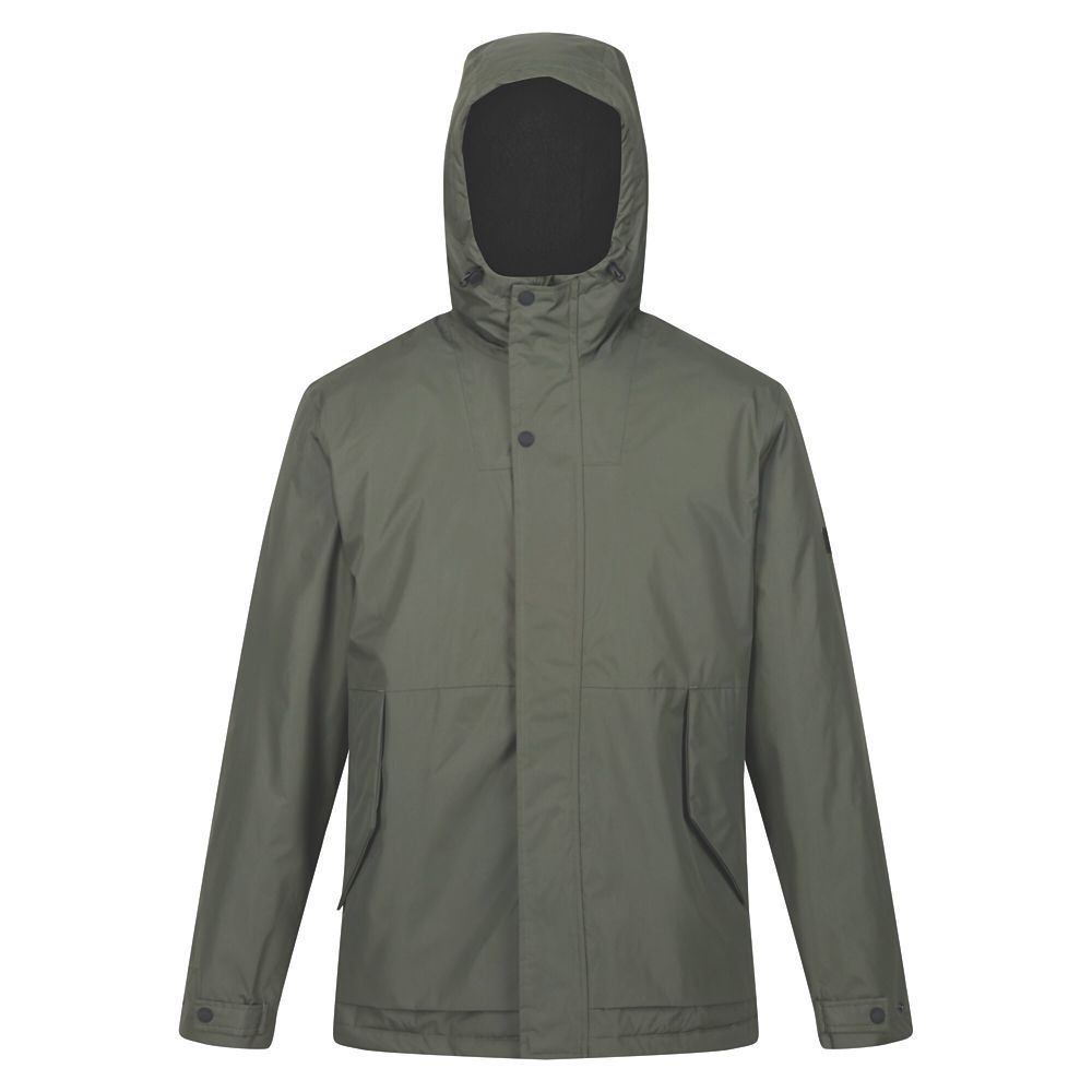 Regatta Sterlings IV Waterproof Jacket Dark Khaki 3X Large Size 53 ...