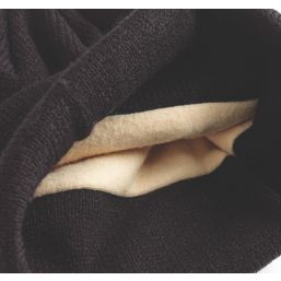 Site Thinsulate Knitted Beanie Hat Black - Screwfix