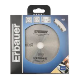 Erbauer Multi-Material Circular Saw Blade 160mm x 20mm 40T - Screwfix