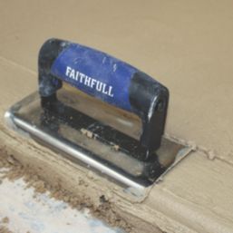 Faithfull Prestige External Curved Edging Trowel 6" x 3" - Screwfix