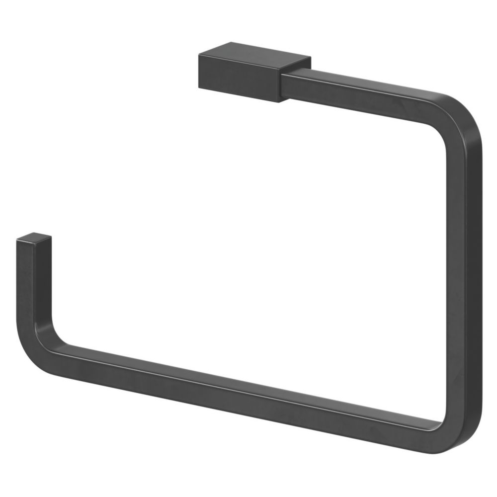 Elland Toilet Roll Holder Black - Screwfix