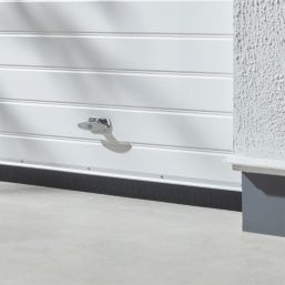 Essentials Garage Door Draught Excluder White 1.25m 2 Pack - Screwfix