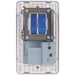 Schneider Electric Lisse Deco 2-Gang Dual Voltage Shaver Socket 115 ...