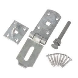 GateMate Heavy Hasp & Staple Galvanised 200mm - Screwfix