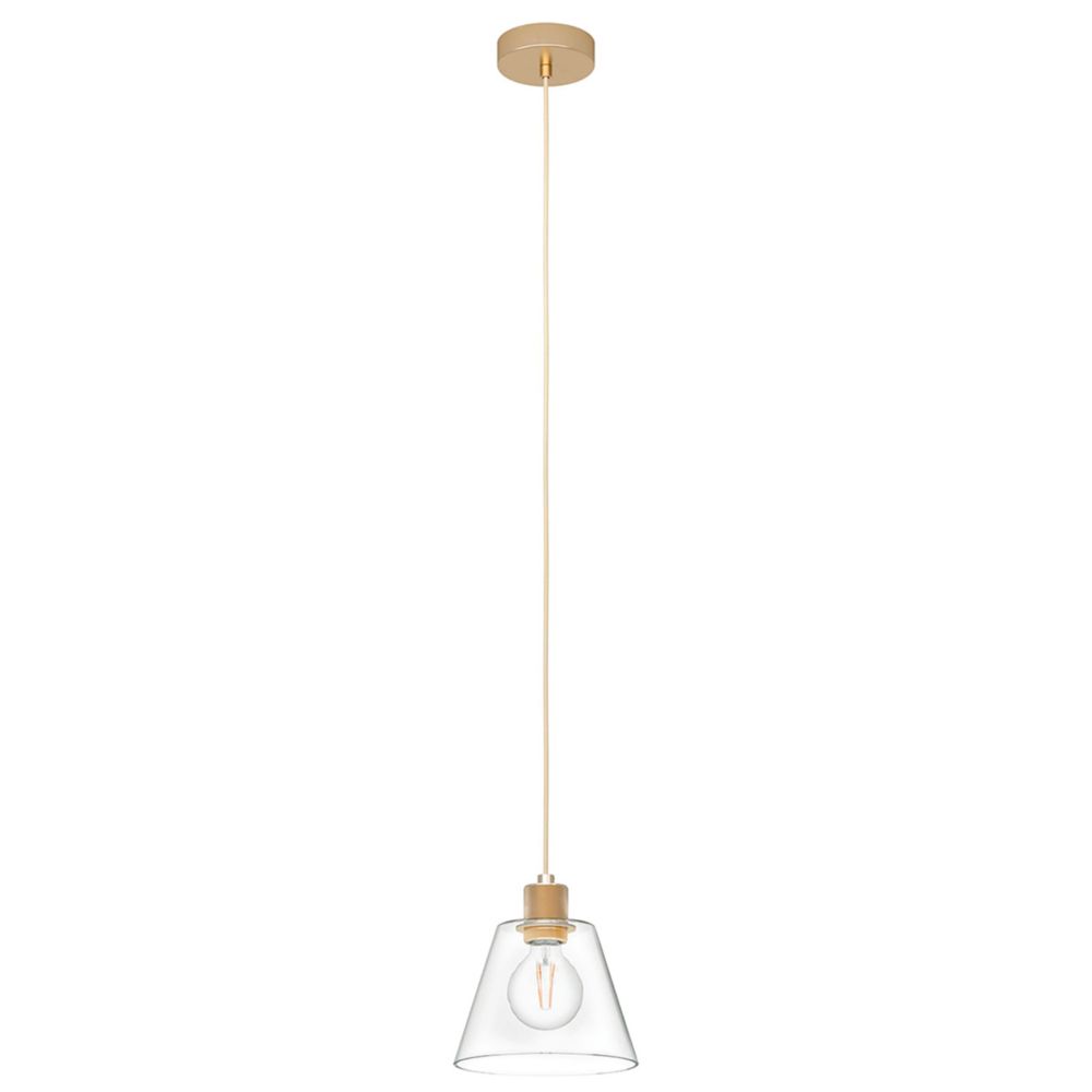 Eglo Copley Single Pendant Light Gold - Screwfix
