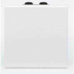 Knightsbridge Wide Rocker 20AX 2-Way Modular Light Switch White - Screwfix