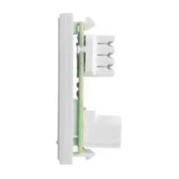 Contactum Media Modular Slave Telephone Socket White - Screwfix
