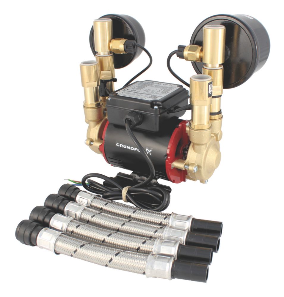 Grundfos STN-2.0 B Regenerative Twin Universal Shower Pump 2.0bar ...