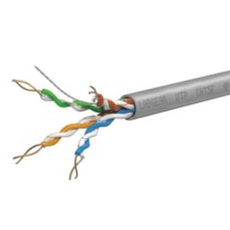 Labgear Cat 5e Grey 4-Pair 8-Core Unshielded Ethernet Cable 305m Box ...
