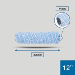 Harris Trade Extra Long Pile Roller Sleeve Masonry 12" x 1 3/4" - Screwfix