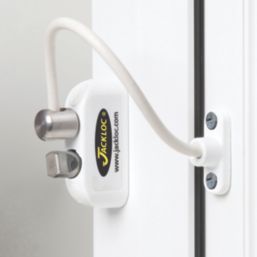 Jackloc The Pro Twist Window Restrictor White 200mm - Screwfix