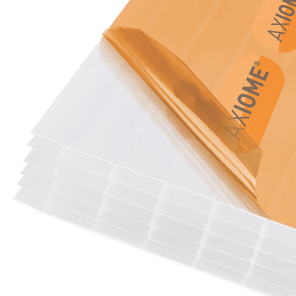 Axiome Fivewall Polycarbonate Sheet Opal 1000mm x 32mm x 2000mm - Screwfix