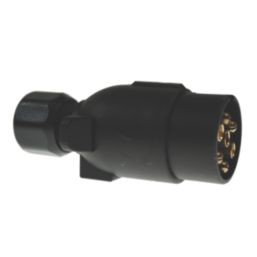 Maypole MP021 7-Pin N-Type Trailer Board Plug 12V - Screwfix