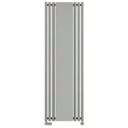 Terma 1800mm x 590mm 2854BTU Grey / Silver Vertical Designer Radiator ...