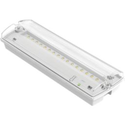 Brackenheath Outdoor Maintained or Non-Maintained Emergency Rectangular LED Bulkheads White 3W ...