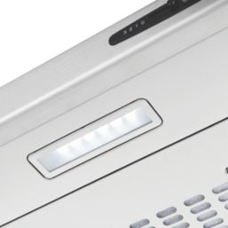 Essentials Cooker Hood 600mm Stainless Steel - Screwfix