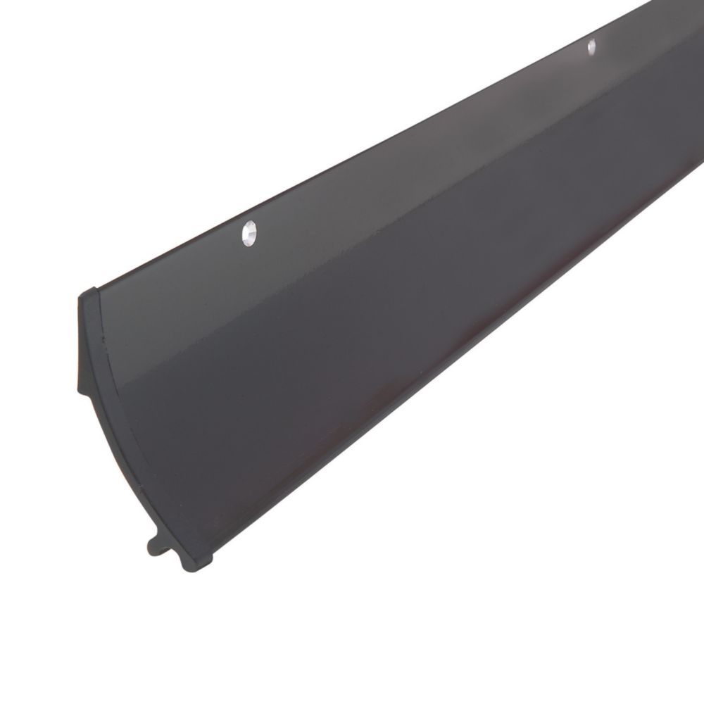 Stormguard Rain Deflector Weatherboard Large Black 914mm - Screwfix