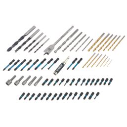 Erbauer Multi-Material Drill & Screwdriver Bit Set 69 Pieces - Screwfix