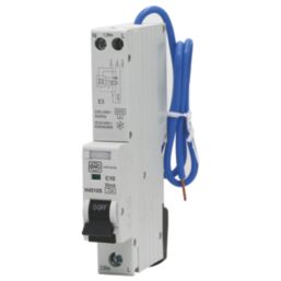 MK Sentry 10A 30mA Type A 1+N C Curve AFDD with RCBO - Screwfix