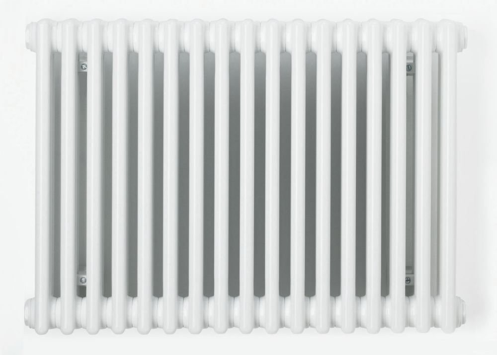Acova 600mm x 812mm 2628BTU White Horizontal 2 Column Radiator - Screwfix