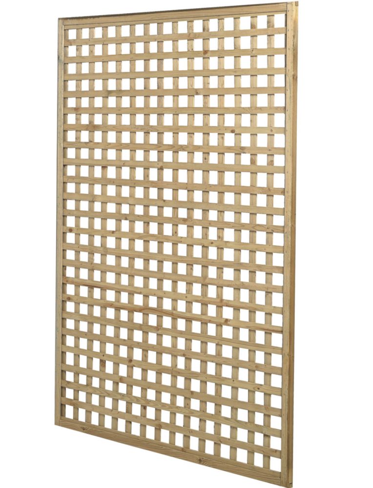 Forest Premium Framed Softwood Rectangular Garden Trellis 4' x 6' 4 ...