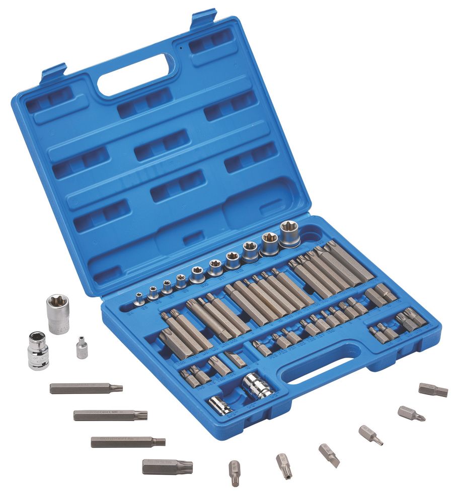 Draper Expert Mixed Drive Mechanics Socket & Bit Set 61 Pieces - Screwfix
