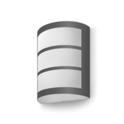 Philips Python Outdoor LED Wall Light Anthracite 6W 500lm - Screwfix