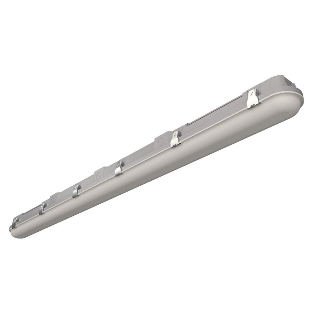 4lite Valde Single 4ft LED Non-Corrosive Batten Light With Microwave Sensor 40W 5600lm 220-240V ...