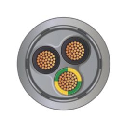 Time 3-Core CY Grey 1.5mm² Screened Control Cable 100m Drum - Screwfix