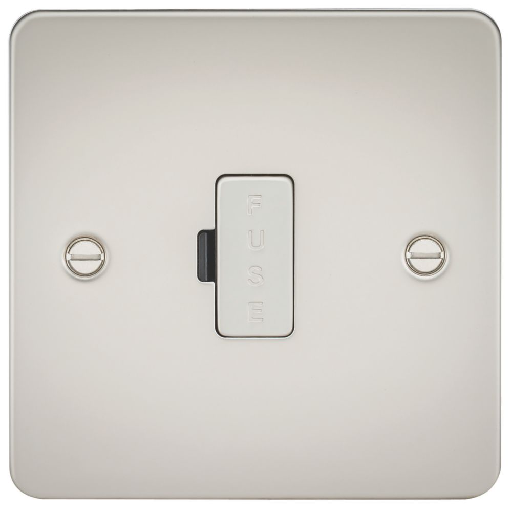 Knightsbridge 13A Unswitched Fused Spur Pearl - Screwfix