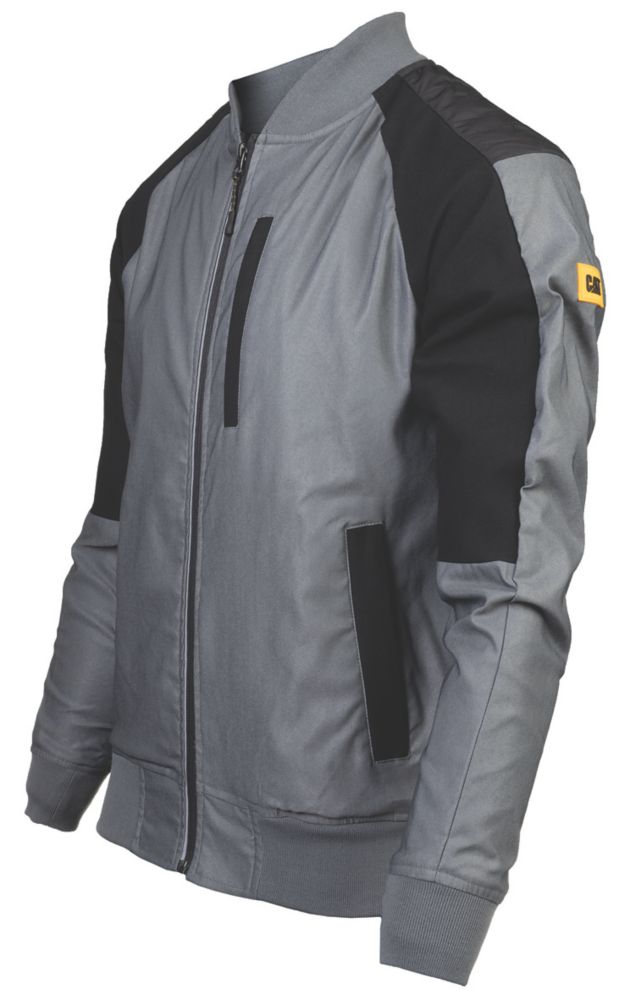 CAT Trades Bomber Jacket Dark Shadow-Black Large 42-44" Chest | Work ...