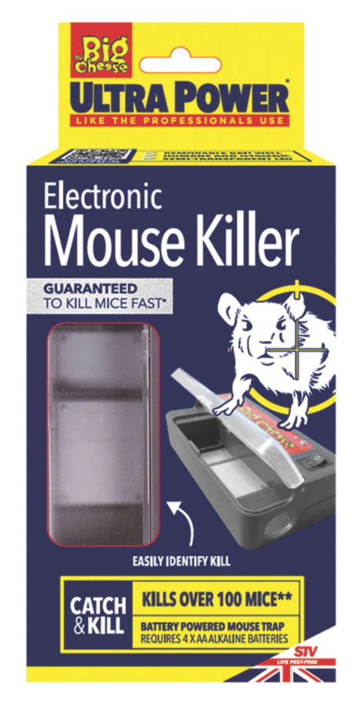The Big Cheese Plastic Battery-Powered Mouse Electric Mouse Killer ...