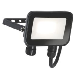 Knightsbridge FLN Outdoor LED Floodlight Black 10W 1085lm - Screwfix