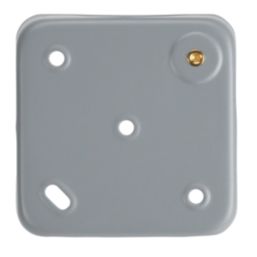 Contactum 1-Gang Metal-Clad Back Box 37mm - Screwfix