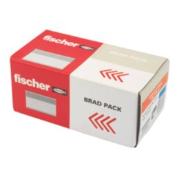 Fischer Galvanised Straight Brad Nails 16ga x 50mm 2000 Pack - Screwfix