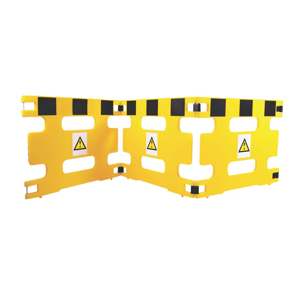 Addgards Handigard 3-Panel Barrier Yellow / Black 970mm | Barriers ...