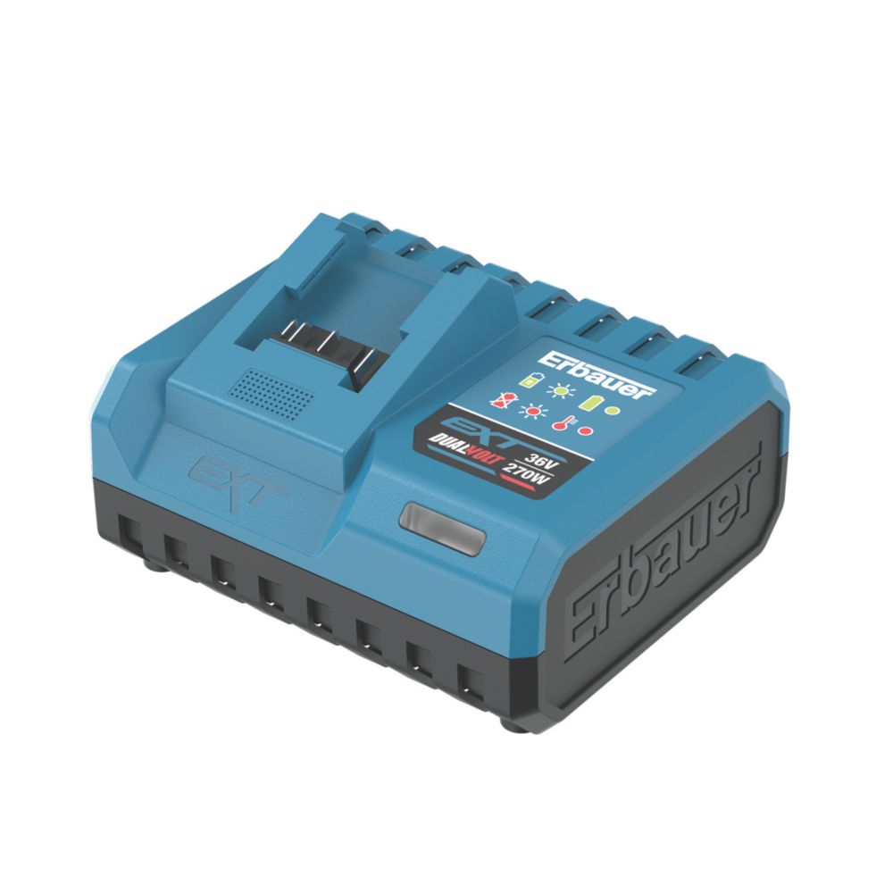 Erbauer UKFC112BS 36V Li-Ion Battery Charger - Screwfix