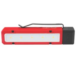 Milwaukee TRUEVIEW LED Flood Light Black/Red 300lm - Screwfix