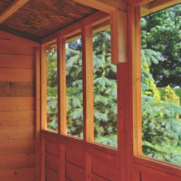 Shire 10' x 6' (Nominal) Apex Overlap Timber Workshop - Screwfix