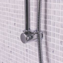 ETAL Pod Slide Rail Shower Kit Chrome - Screwfix