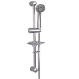 ETAL Pod Slide Rail Shower Kit Chrome - Screwfix