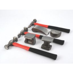 Hilka Pro-Craft Vehicle Panel Beating Kit 7 Piece Set - Screwfix