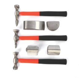 Hilka Pro-Craft Vehicle Panel Beating Kit 7 Piece Set - Screwfix