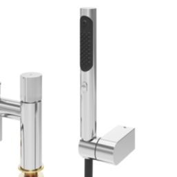 Swirl Gallen Chrome 228mm Deck Mounted Dual Control Manual Shower Mixer ...