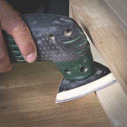 Trend AB/OSC/180A 180 Grit 6-Hole Punched Multi-Material Abrasive ...