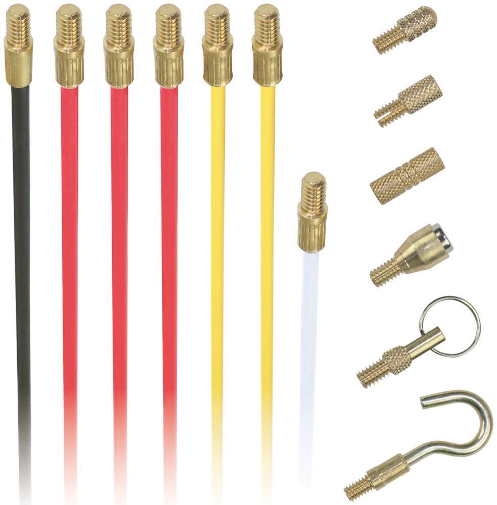 Super Rod Super6 Cable Rods 6m 13 Piece Set | Cable Rods | Screwfix.com
