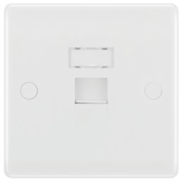 British General 800 Series 1-Gang RJ45 Ethernet Socket White with ...