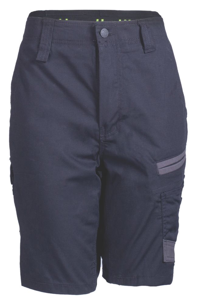 Hard Yakka Raptor Active Shorts Black 24" W - Screwfix